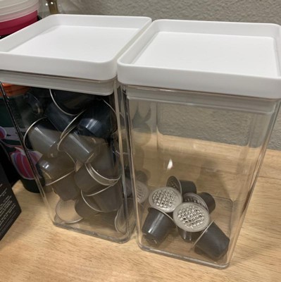 5.8c Tall Square Plastic Food Storage Container - Brightroom : Target