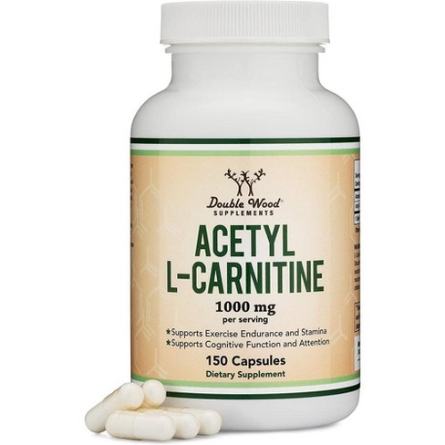 Acetyl L-carnitine (alcar) - 150 X 500 Mg Capsules By Double Wood ...