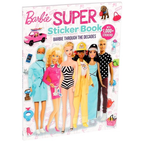 Barbie: Super Sticker Book: Through The Decades - (1001 Stickers) By ...