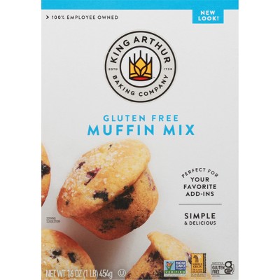 King Arthur Gluten Free Muffin Mix - 16oz : Target