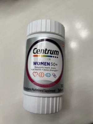Centrum Silver Women 50+ Multivitamin/multimineral Supplement Tablets ...