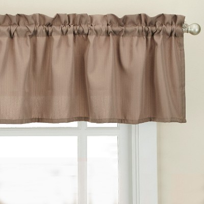 Sweet Home Collection | Opaque Ribcord Kitchen Window Curtains, Valance ...