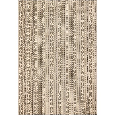 7'10" X 10' Renwick Textured Rectangular Indoor/outdoor Rug Beige ...