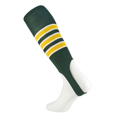 Tck Adult 7" Stirrup Pattern Sock Dark Green | White | Gold : Target