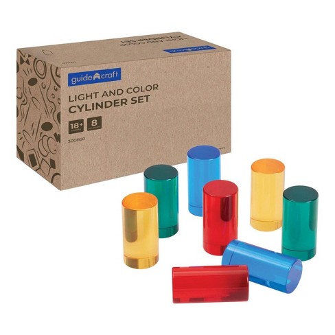 Kaplan Early Learning Light And Color Cylinder Set - 8 Pieces : Target