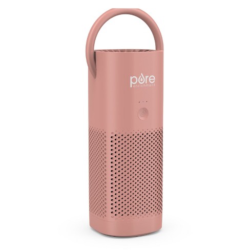 Pure Enrichment Pure Zone Mini Personal Air Purifier Blush: Hepa Filter ...