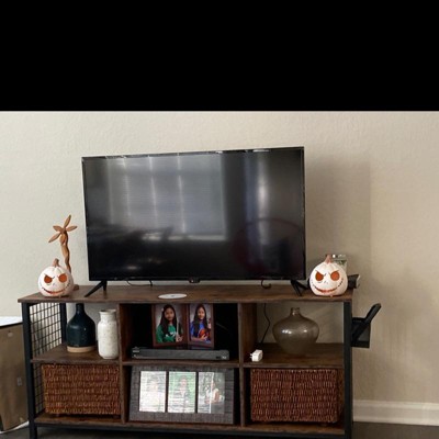 Costway 3-tier Tv Stand For Tv's Up To 65'' Entertainment Media Center ...