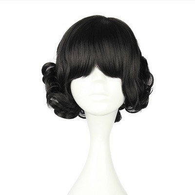 Unique Bargains Women's Long Natural Curly Lace Front Wigs With Wig Cap ...