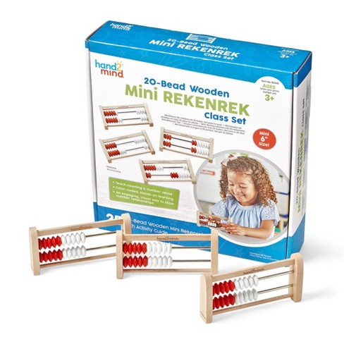 Hand2mind 20-bead Wooden Mini Rekenrek Class Set : Target