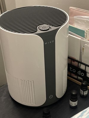 Miko Hepa Air Purifier With Essential Oil Diffuser In White : Target