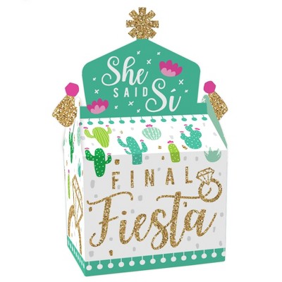 Big Dot Of Happiness Let's Fiesta - Treat Box Party Favors - Fiesta ...