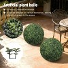 22.4IN Artificial Topiary Balls Outdoor Faux Boxwood Large Decorative ...
