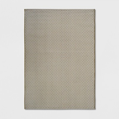 Outlined Geo Pattern Outdoor Rug Neutral - Threshold™ : Target