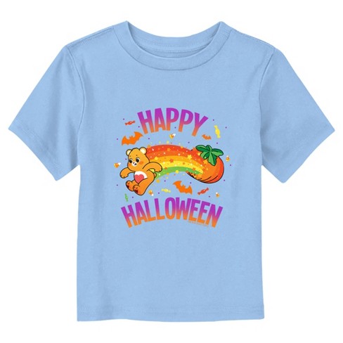Care Bears Halloween Tenderheart Bear Rainbow T-shirt - Light Blue - 3t ...