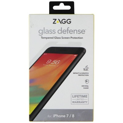 Zagg Glass Defense Screen Protector For Apple Iphone 7 / 8 : Target