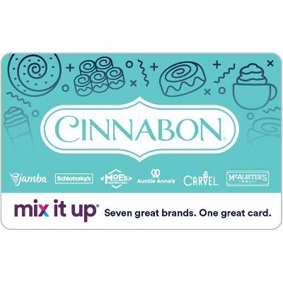$10 Cinnabon Mix It Up Gift Card (email Delivery) : Target