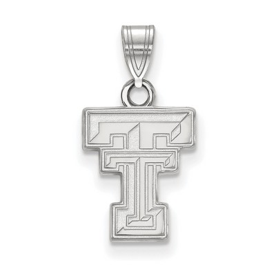 Black Bow Jewelry 10k White Gold Texas Tech Red Raiders Ncaa Small ...