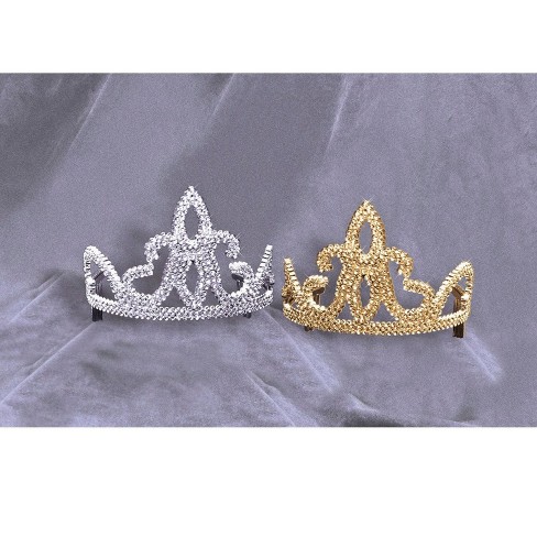 Forum Novelties Girl's Silver Plastic Tiara : Target