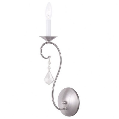 Livex Lighting Chesterfield/pennington 1 - Light Wall Light In Brushed ...