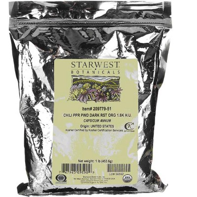 Starwest Botanicals Organic Pepper Black Whole, 1 Lb (453.6 G) : Target
