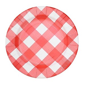 Home Collection Pack of 10 Round Disposable Paper Charger Plates 13 ...
