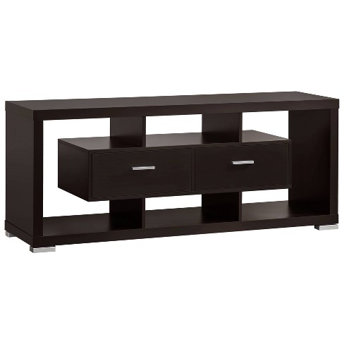 Darien 2 Drawer Tv Stand For Tvs Up To 65" Cappuccino Brown - Coaster ...
