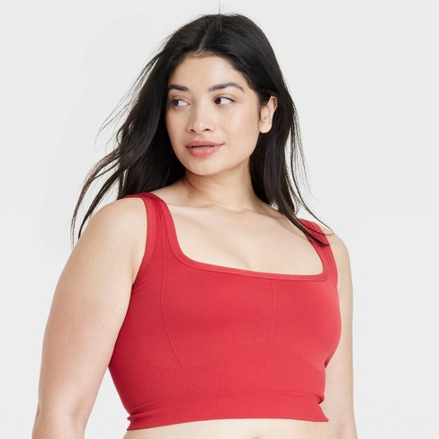 Women's Seamless Brami - Colsie™ Brilliant Red Xxl : Target