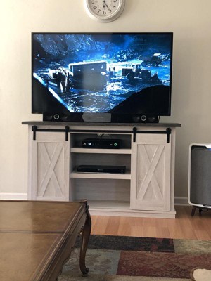 Dorrinson Medium Tv Stand For Tvs Up To 63" Two-tone - Signature Design ...