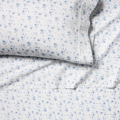 400 Thread Count Floral Print Cotton Performance Sheet Set - Threshold ...