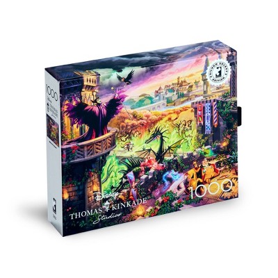 Silver Select Thomas Kinkade Disney Maleficent 1000pc Puzzle : Target