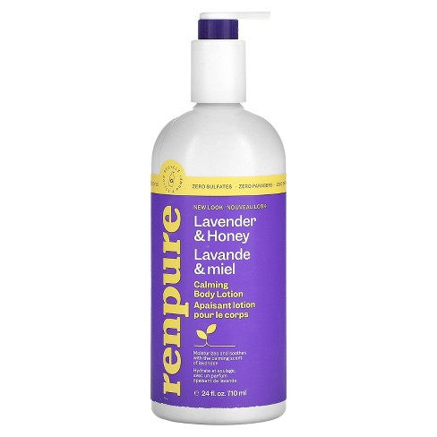 Renpure Calming Body Lotion, Lavender & Honey, 24 Fl Oz (710 Ml) : Target