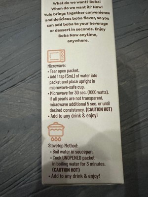 Yulu Boba Now Brown Sugar - Instant Tapioca Boba Pearls For Boba Tea ...