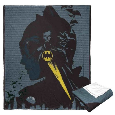 Dc Comics Batman The Bat And The Cat Silk Touch Throw Blanket : Target