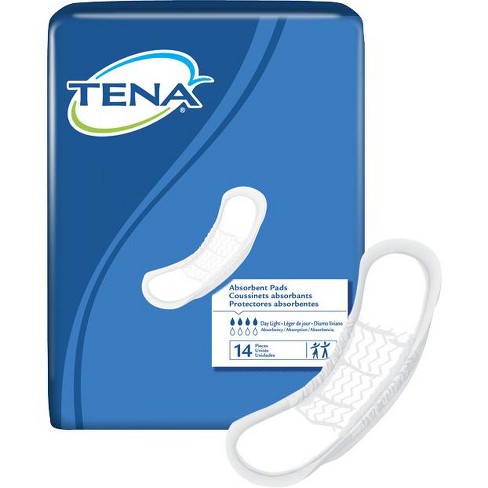 Tena Proskin Day Light Incontinence Pad, Light Absorbency, Unisex, 84 ...