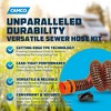 Camco Rhinoextreme 20 Feet Sewer Hose Kit With 360-degree Clear Swivel ...