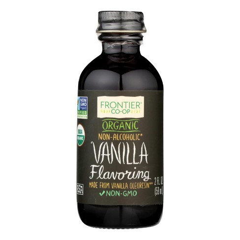 Frontier Co-op Organic Vanilla Flavoring Non-alcoholic - 2 Oz : Target