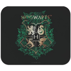 Harry Potter Green Floral Hogwarts House Crest Low Profile Thin Mouse ...