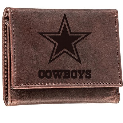 Evergreen Dallas Cowboys Tri-fold Wallet, Brown : Target