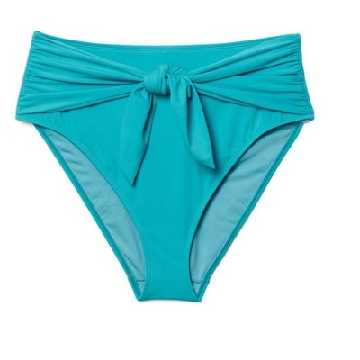 Adore Me Women S Hattie High Waisted Swimwear Bottom 4x Bluebird