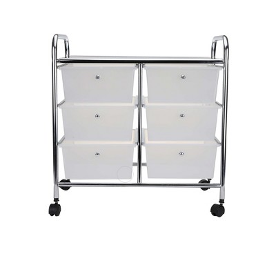 Mind Reader 4-tier Rolling Mesh Office Cart : Target