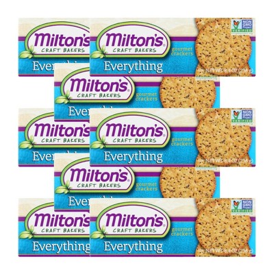 Milton's Craft Bakers Original Multi-grain Crackers - Case Of 8/8.4 Oz ...