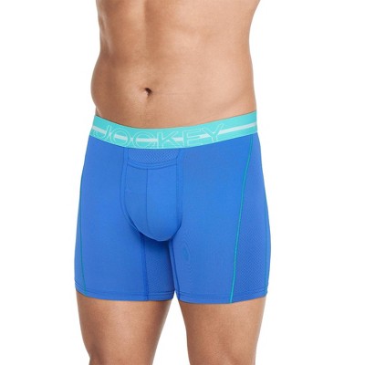Jockey Sport Men's Silver Microfiber 7.5" Boxer Brief 2xl Peri Blue ...