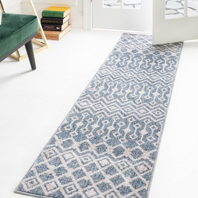 Unique Loom 7' 10 X 7' 10 Eco Plaid Indoor Outdoor Washable Pink Area ...