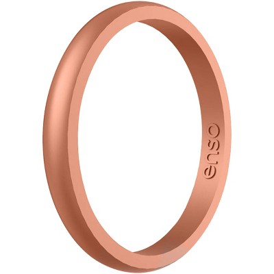 Enso Rings Halo Elements Series Silicone Ring - Gold - 5 : Target