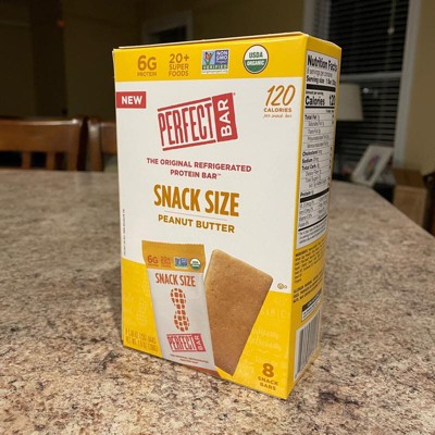 Perfect Bar Peanut Butter Snack Size Protein Bars - 7oz/8ct : Target