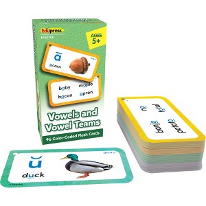 Teacher Created Resources® Vowels and Vowel Teams Flash Cards Deluxe ...