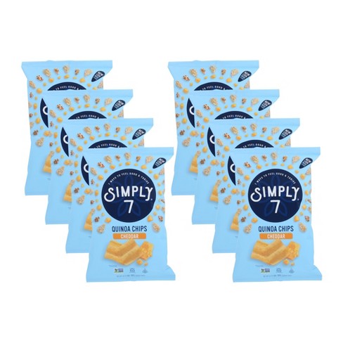 Simply 7 Cheddar Quinoa Chips - Case Of 8/3.5 Oz : Target