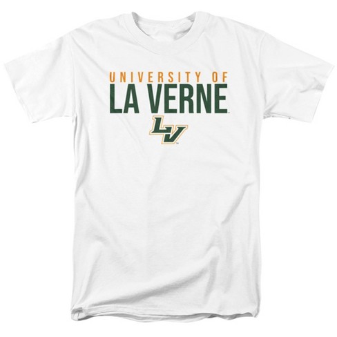 Campus Lab University Of La Verne Official Stacked Adult T Shirt, White ...