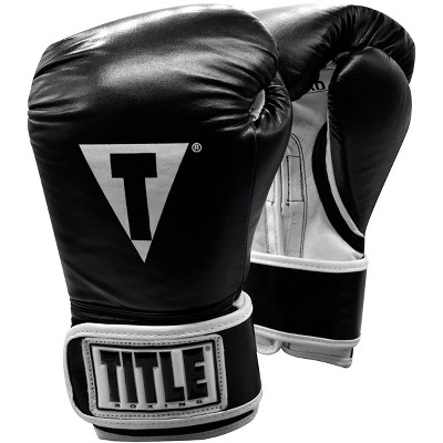 Title Boxing Pro Style Leather Hook and Loop Training Gloves : Target