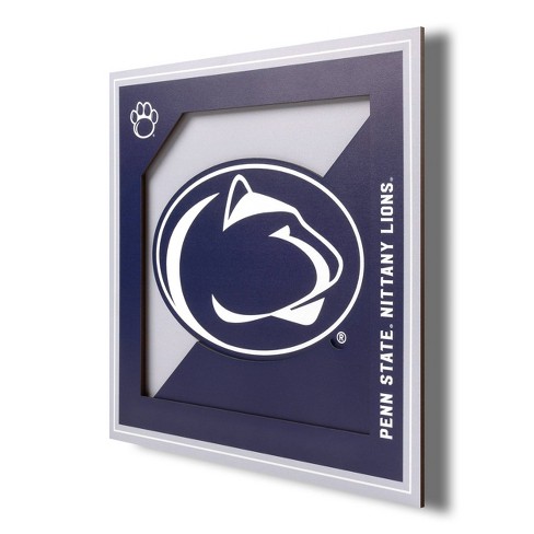 Ncaa Penn State Nittany Lions 3d Logo Series Wall Art - 12"x12" : Target